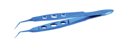 - Utrata Capsulorhexis Forceps, Titanium, Angled, Long Extremely Thin ...