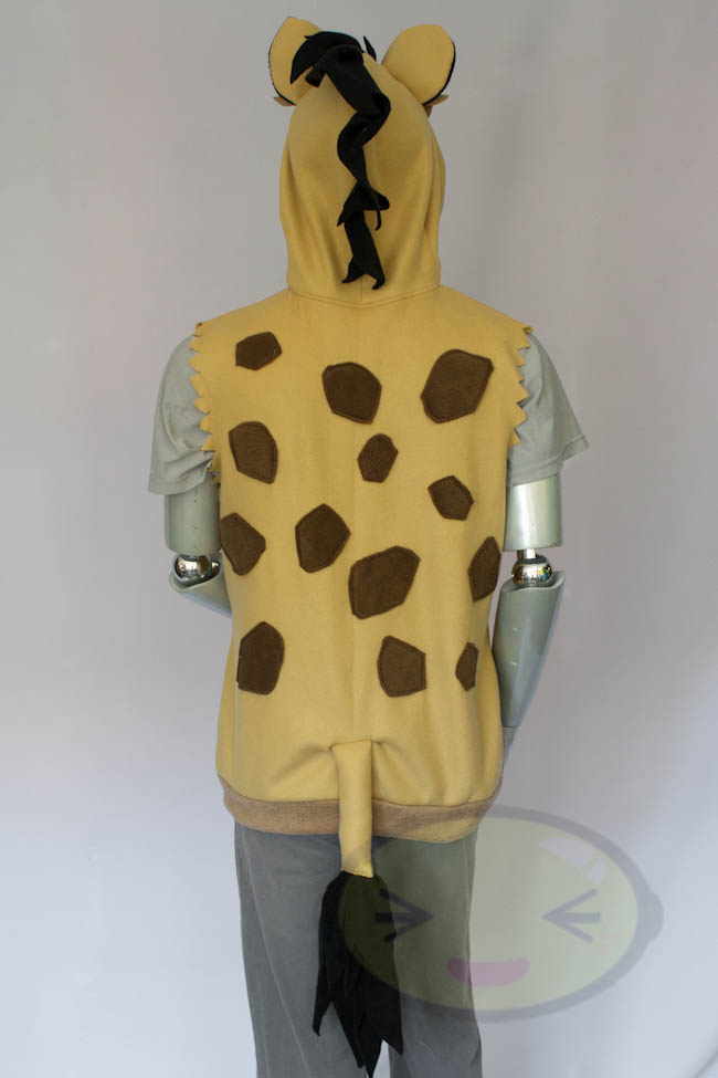 Hyena Hoodie Vest, New, Kigurumi, Cosplay, Costume | eBay
